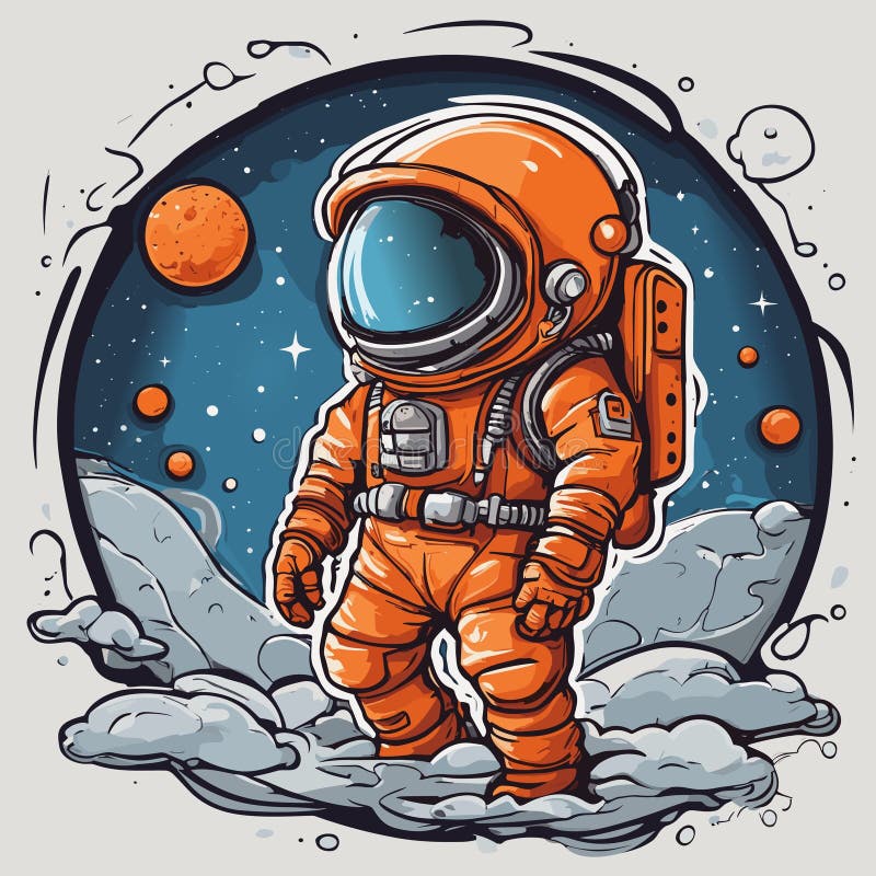 Cute Astronaut Cartoon Vector Icon Illustration. Science Technology ...