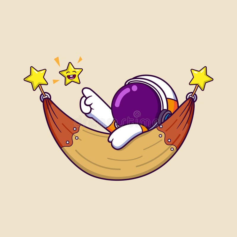 Cute Astronaut Swinging and Pointing Star. Science Technology Icon ...