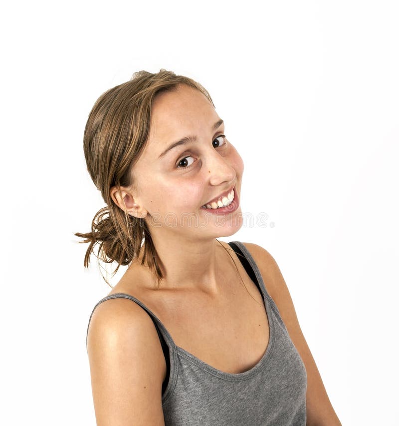 Cute attractive young girl stock image. Image of casual - 43317127