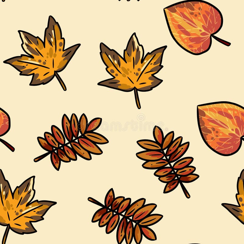 Animated Falling Leaves Background