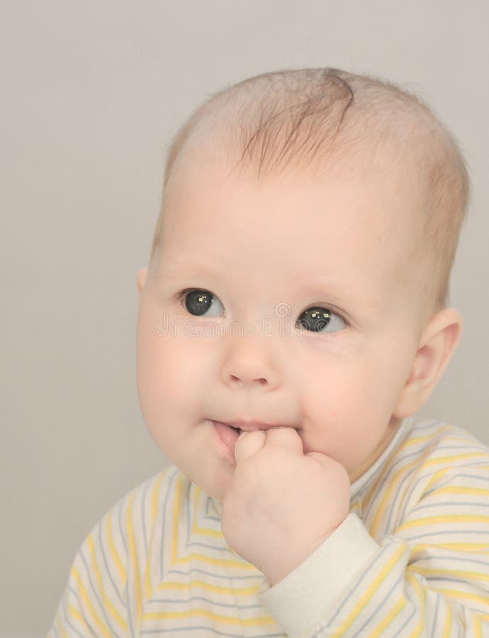 Cute baby stock photo. Image of cute, close, expression - 13487066