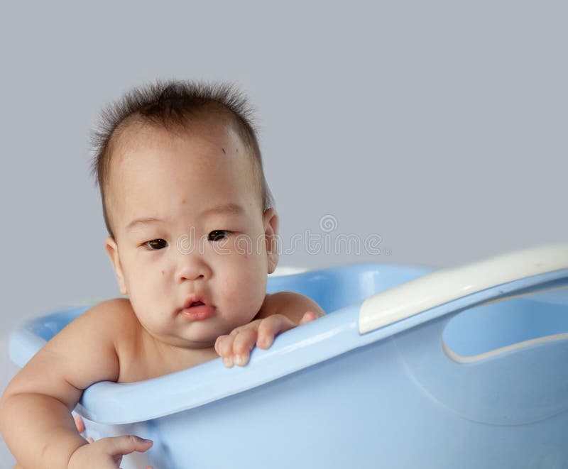 Cute baby stock image. Image of people, bath, small, child - 22771791