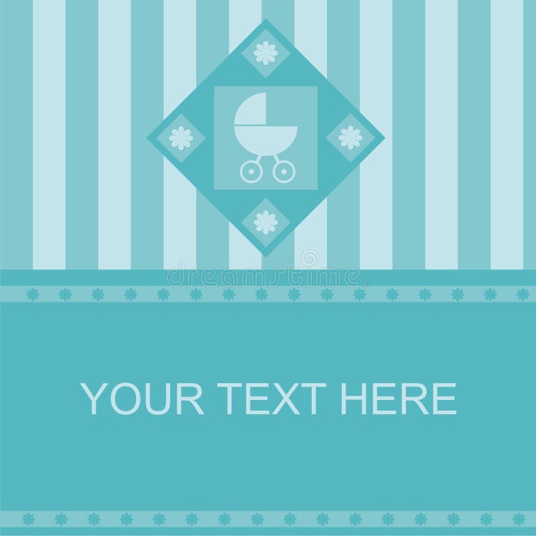 Cute baby arrival frame stock vector. Illustration of card - 18016803