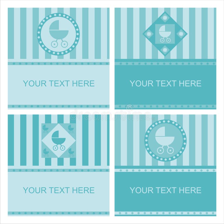 Cute baby arrival frames stock vector. Illustration of celebration ...