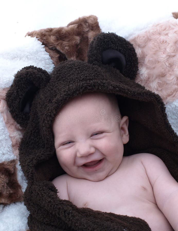 Cute baby bear stock photo. Image of smile, smiling, brown - 25827066
