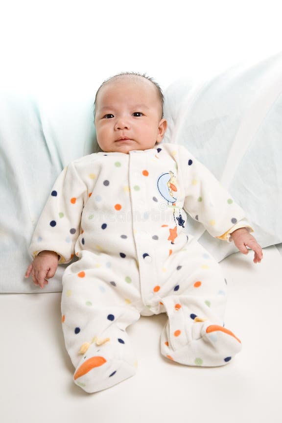Cute baby boy stock image. Image of male, happy, alert - 4248275
