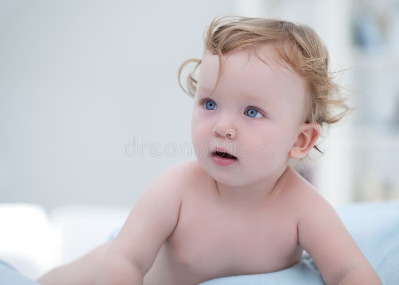 Cute Baby Boy stock photo. Image of view, front, eyes - 30915484