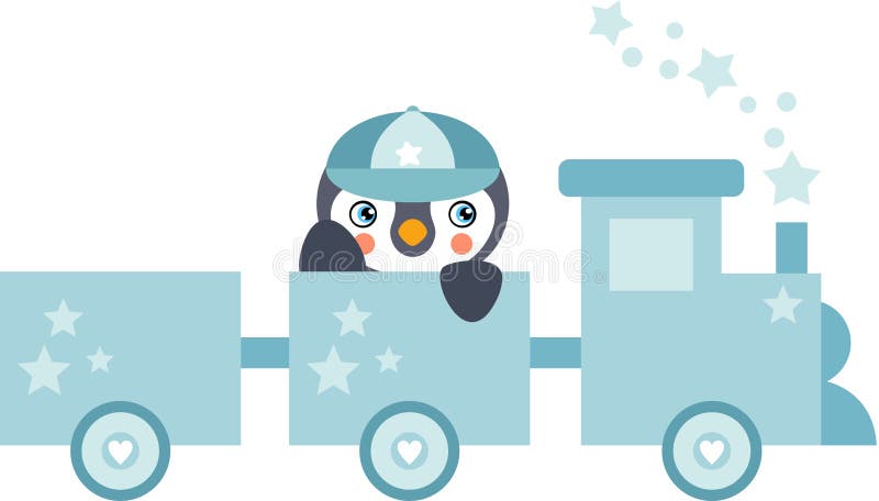 Penguin Train Stock Illustrations – 312 Penguin Train Stock ...