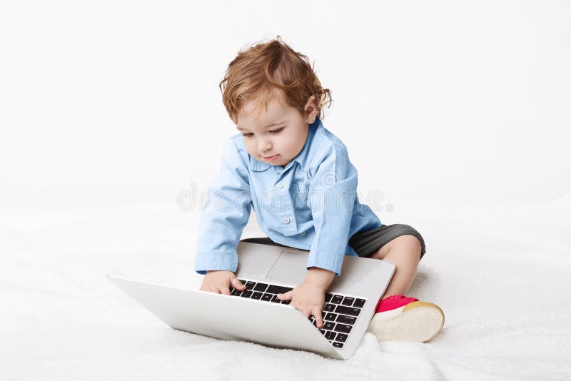 420 Baby Typing Modern Laptop Stock Photos - Free & Royalty-Free Stock ...