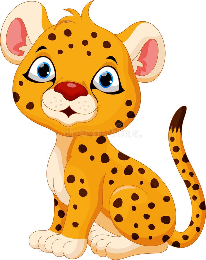 Cute Baby Cheetah Cartoon Sitting Stock Illustration - Illustration of ... Cute Baby Cheetah Cartoon Sitting Stock Illustration - Illustration of ...