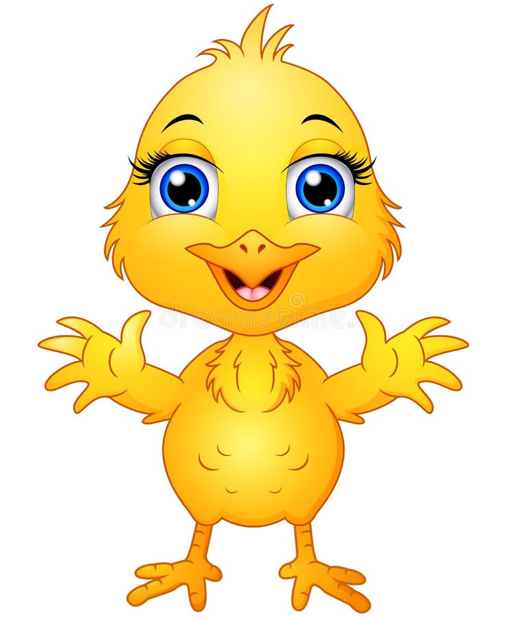 Cute baby chicken cartoon stock vector. Illustration of easter - 77893356