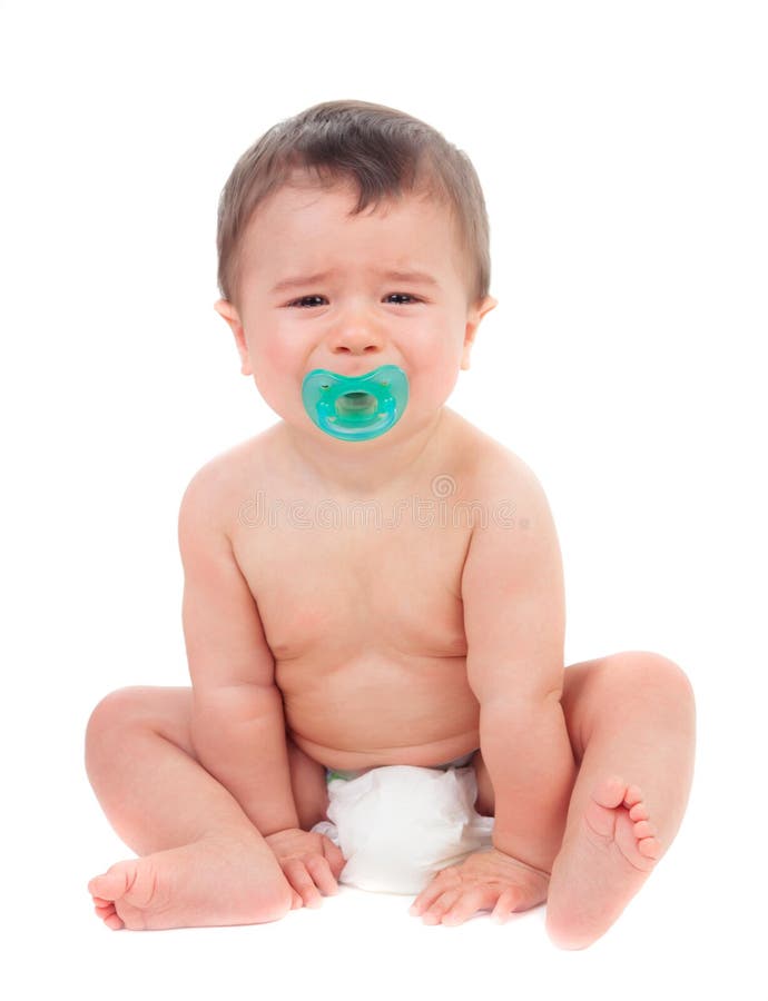 Baby Crying in Crib stock image. Image of crying, upset - 55038727