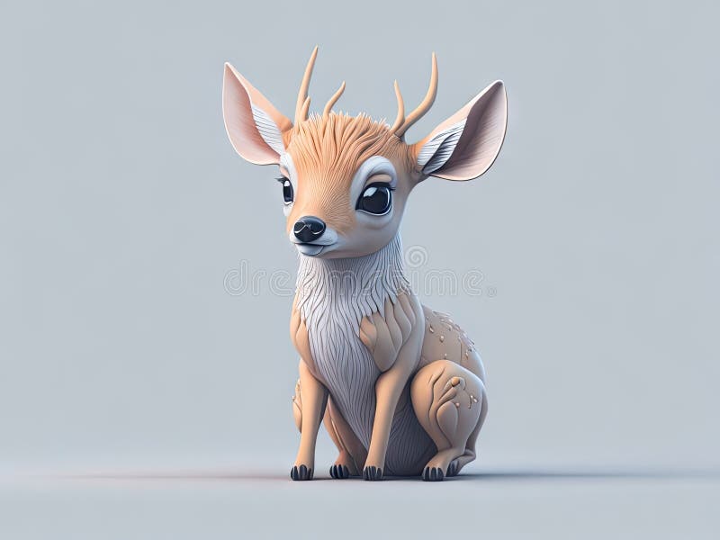 Baby Deer 3d Stock Illustrations – 636 Baby Deer 3d Stock Illustrations ...