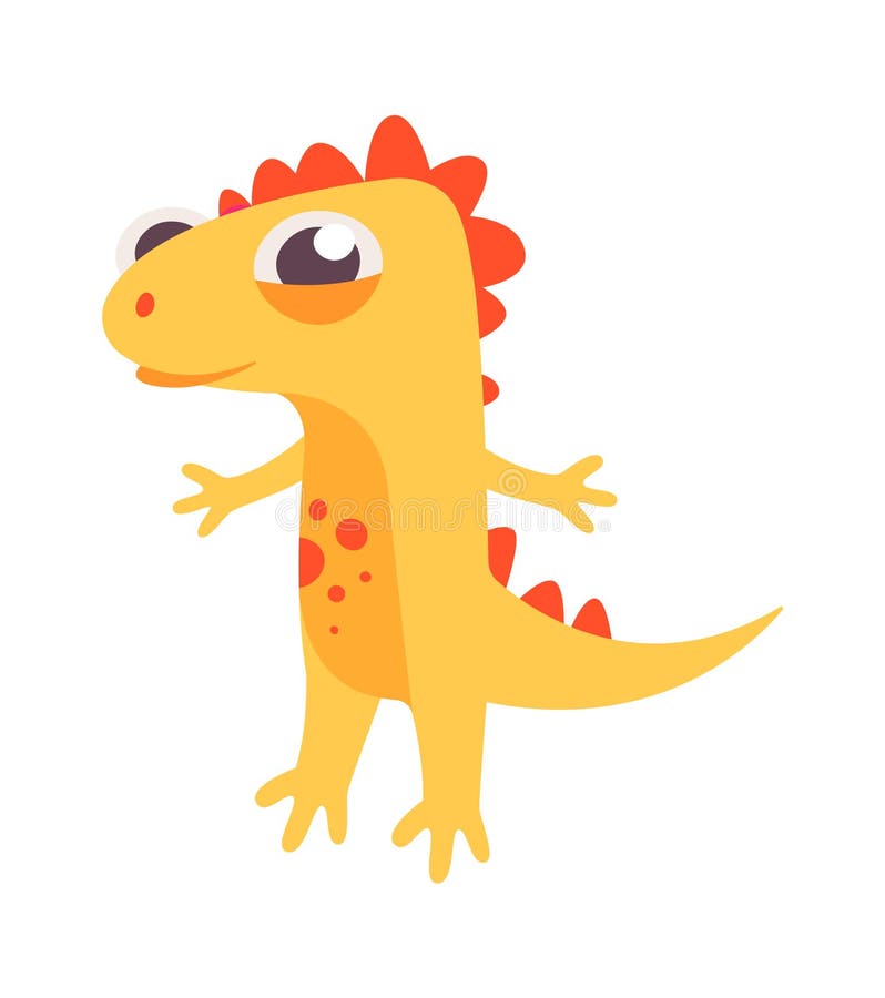 Cute Baby Dinosaur stock vector. Illustration of wild - 278862463