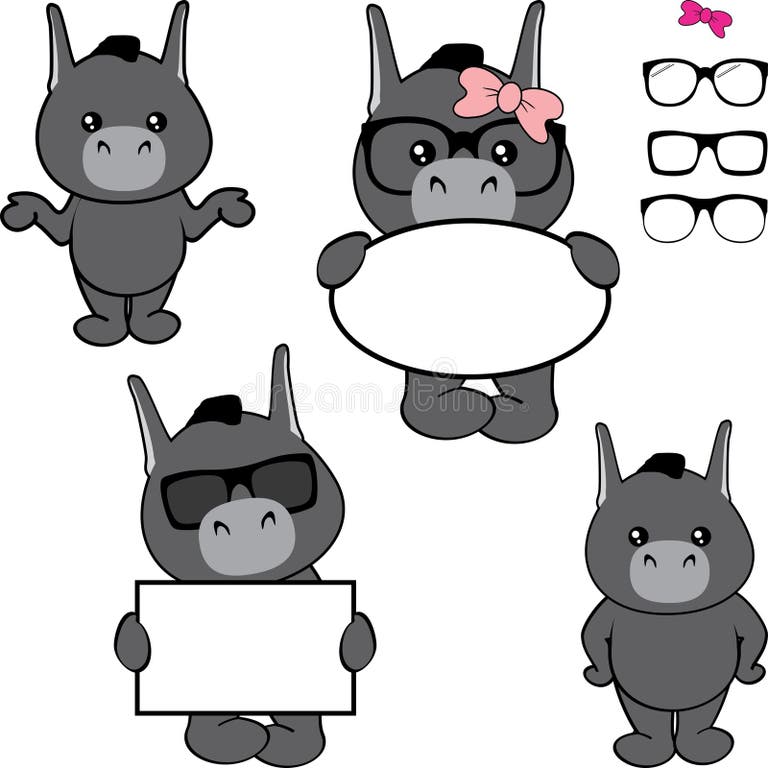 Donkey Cartoon Stock Illustrations – 11,143 Donkey Cartoon Stock ...