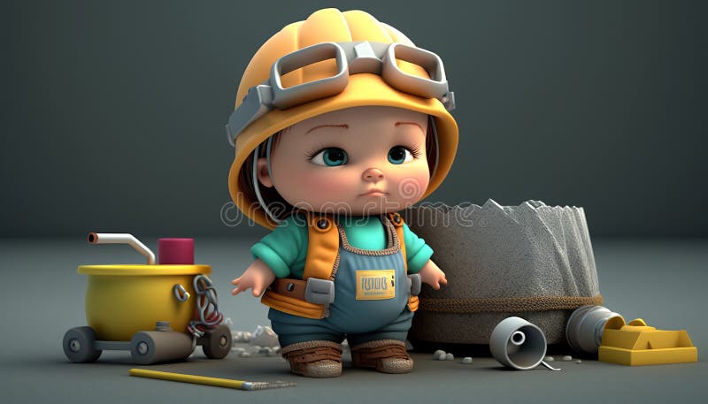 Baby Girl Engineer Stock Illustrations – 261 Baby Girl Engineer Stock ...