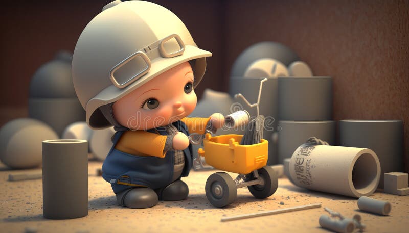 Baby Engineer Stock Illustrations – 595 Baby Engineer Stock ...
