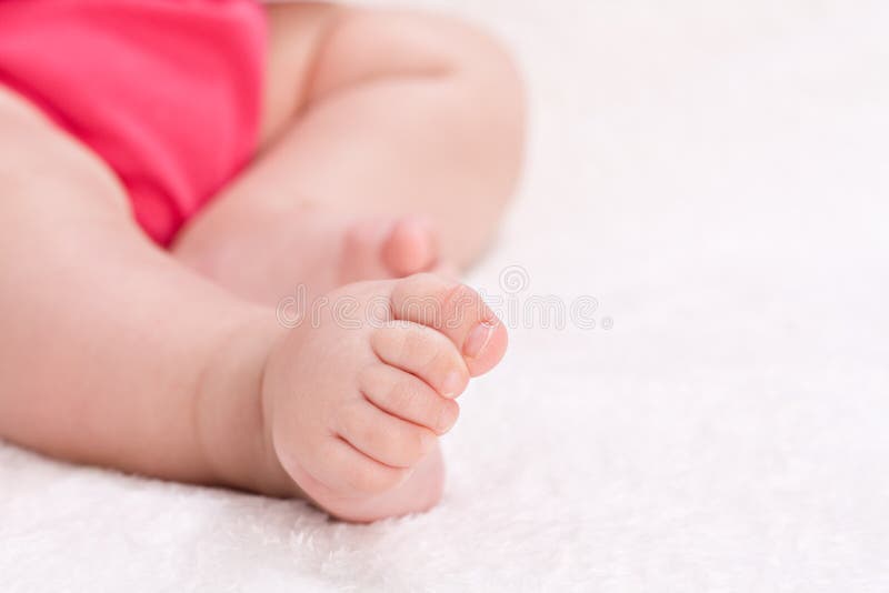 Cute baby feet stock photo. Image of caucasian, parent - 23076898