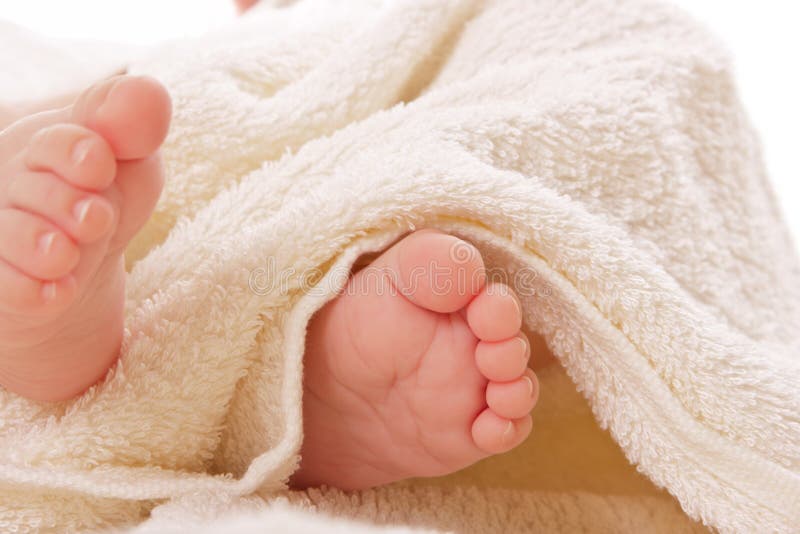 Cute baby feet stock photo. Image of birth, small, adorable - 25034716