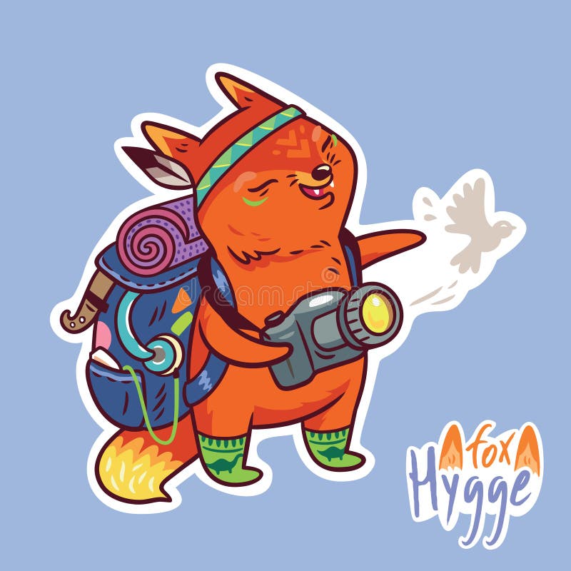 Cartoon Fox Camera Stock Illustrations – 123 Cartoon Fox Camera Stock ...