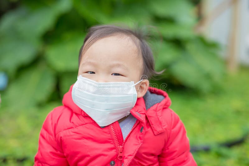 Cute baby get cold stock photo. Image of nose, small - 85875344