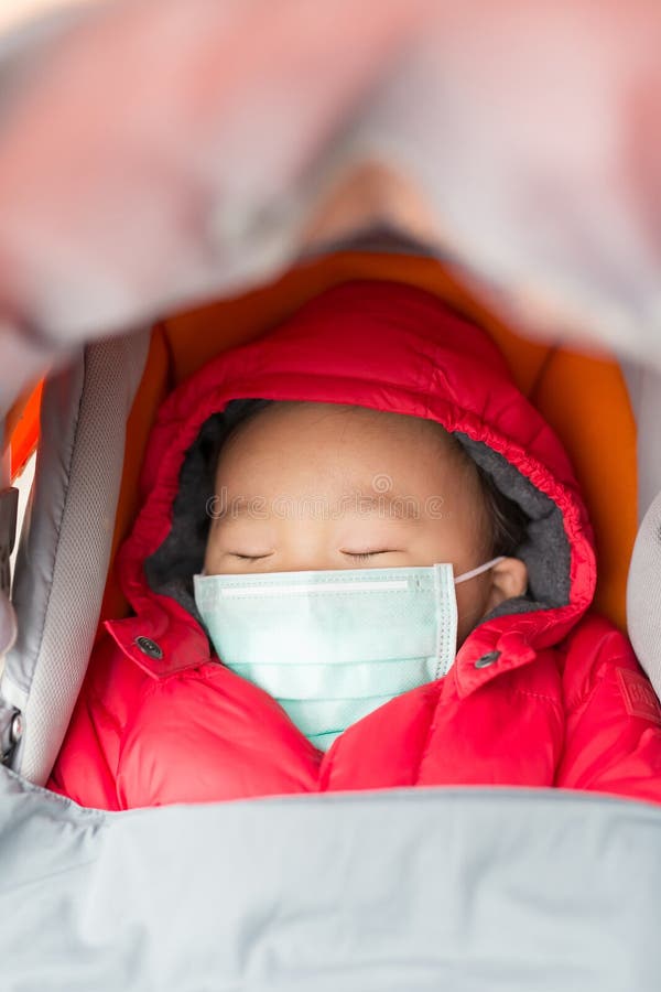 Cute baby get cold stock image. Image of medical, child - 85875395