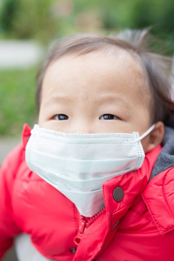 Cute baby get cold stock image. Image of medicine, december - 86236349