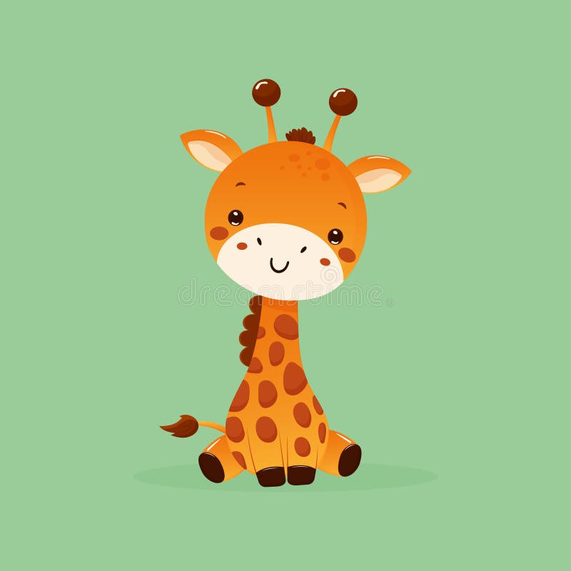 Baby Giraffe Cartoon Images Giraffe Clipart Cute Baby African Giraffe