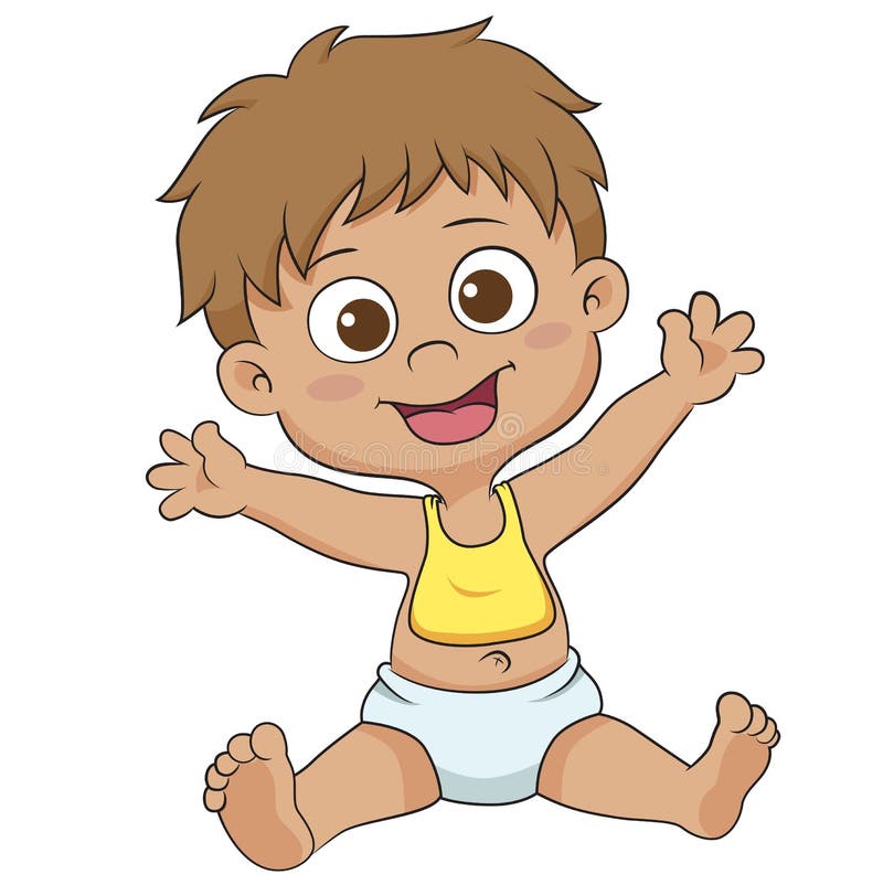 Cute baby happy stock vector. Illustration of born, healthy - 91675715