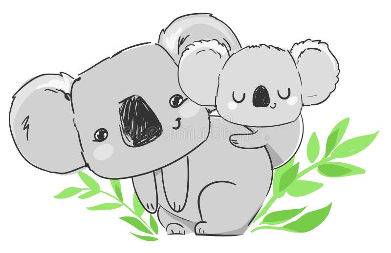 Baby Koala Stock Illustrations – 16,812 Baby Koala Stock Illustrations ...