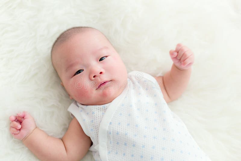 Cute baby boy salute stock image. Image of person, hair - 41168397