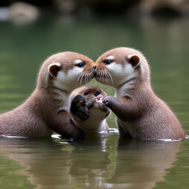 Cute Baby Otter Playtime Stock Photos - Free & Royalty-Free Stock ...