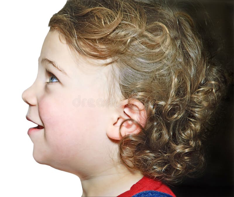 Cute baby profile stock photo. Image of infant, human - 17213990