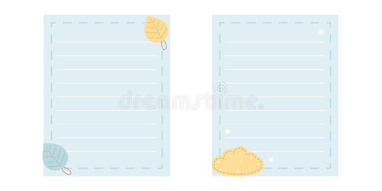 Cute Baby Scrapbook Elements Set. Vector Notes Stock Vector ...