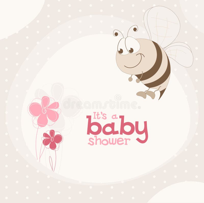 Cute baby shower design. stock vector. Illustration of shower - 28442689