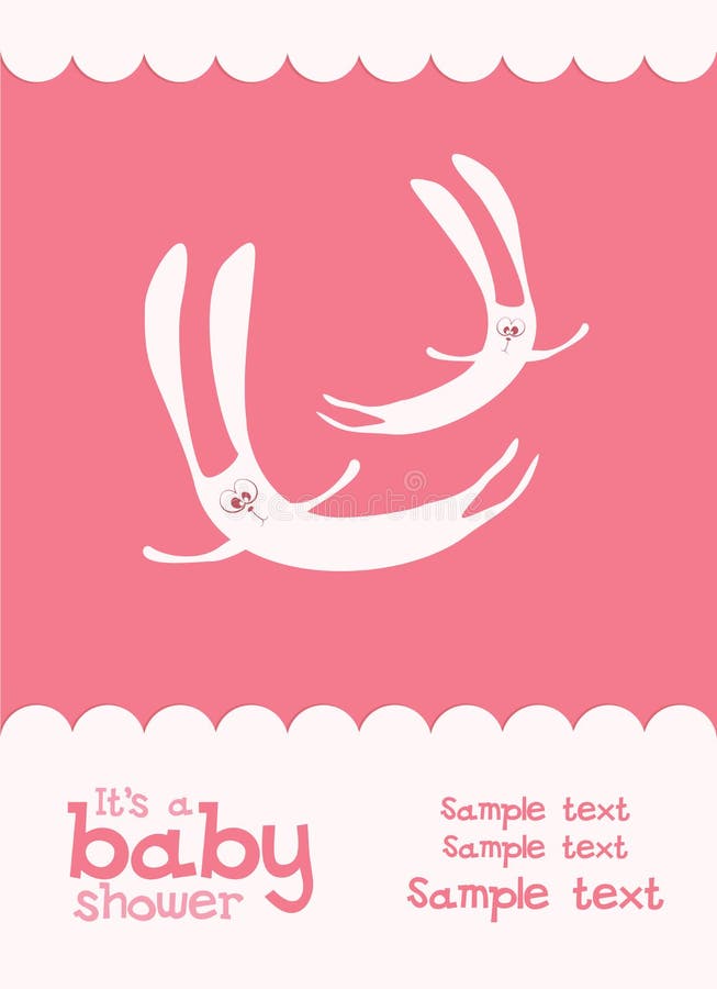 Cute baby shower design stock vector. Illustration of congratulation ...