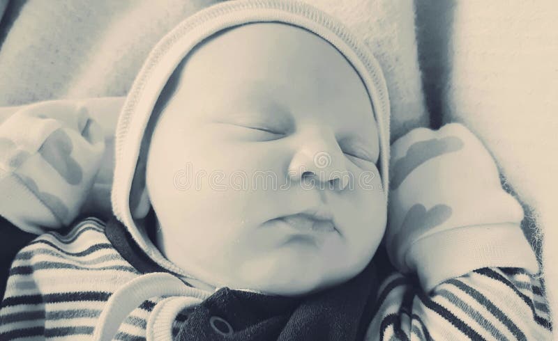 Cute baby sleep stock image. Image of newborn, cute, baby - 87064503