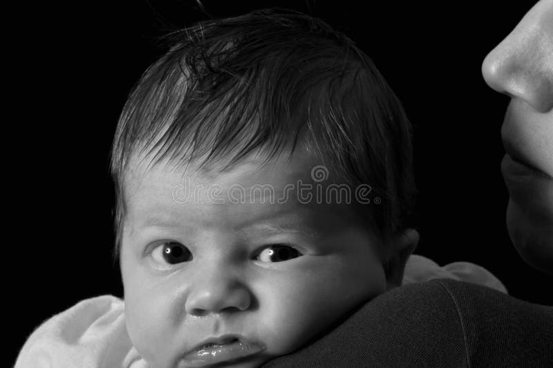 Cute baby stock image. Image of beauty, peaceful, crying - 49233155