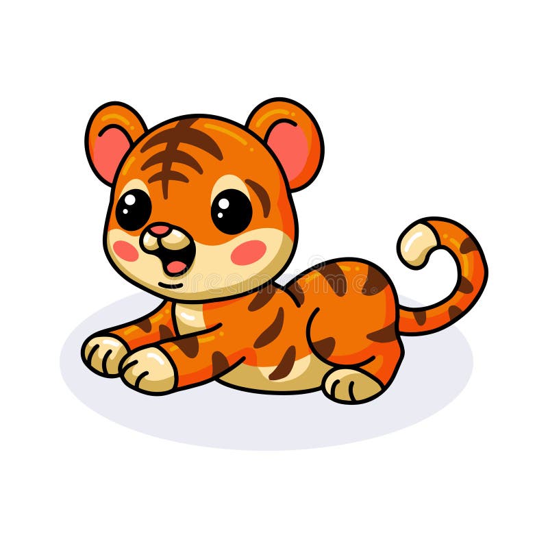 Cute Animated Baby Tigers