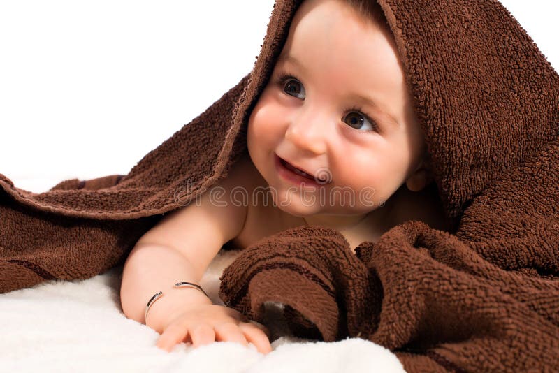 Cute baby stock image. Image of childhood, cute, clean - 40675413