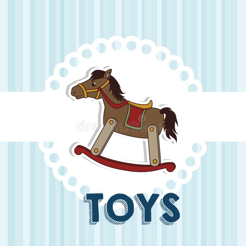 Cute baby toy stock vector. Illustration of cartoon, elements - 64131952