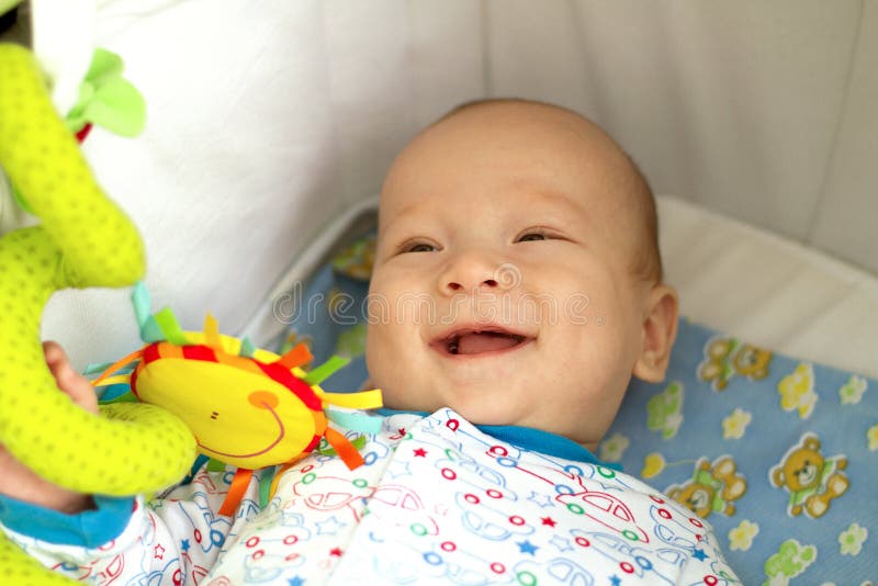 Cute baby with toys stock photo. Image of cute, daughter - 21505736
