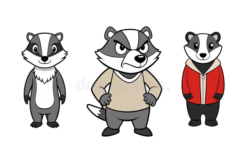 Charming Badgers Stock Illustrations – 9 Charming Badgers Stock ...