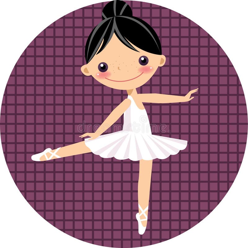 Cute ballet dancer,girl stock vector. Illustration of perform - 11185774