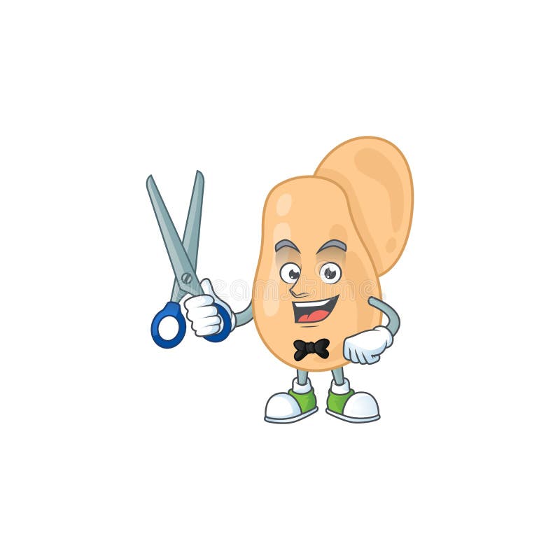 Cute Barber Sarcina Cartoon Character Style With Scissor Stock Vector ... Cute Barber Sarcina Cartoon Character Style With Scissor Stock Vector ...