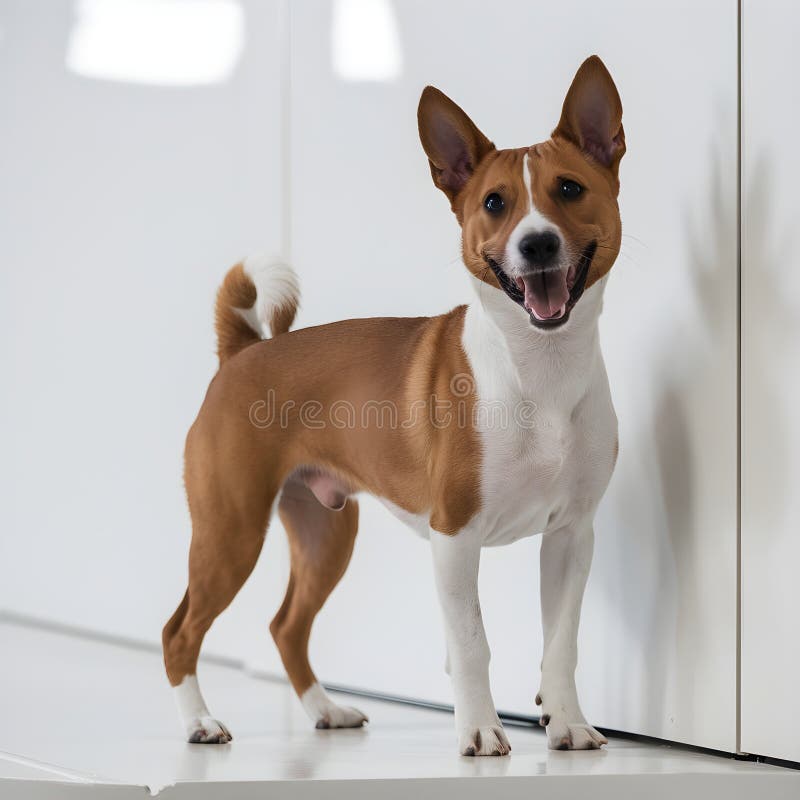 Cute Basenji stock illustration. Illustration of basenji - 320378748