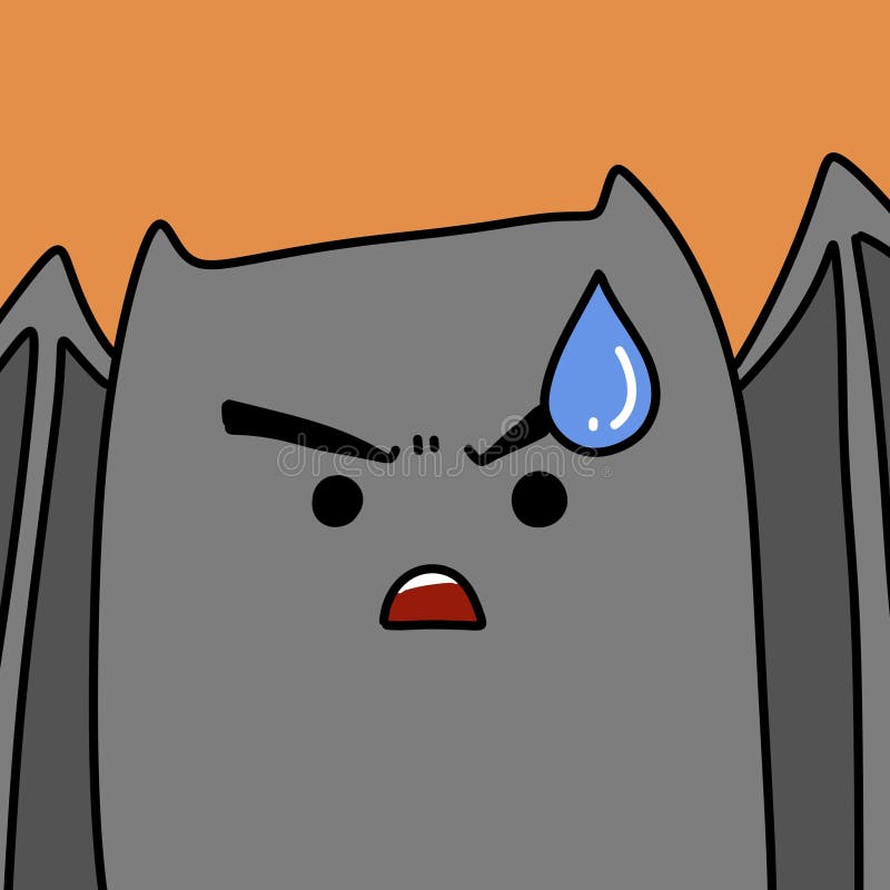 Cartoon Sad Bat Stock Illustrations – 316 Cartoon Sad Bat Stock ...