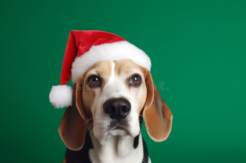 Cute Beagle Breed Dog Cap. Generate Ai Stock Illustration ...
