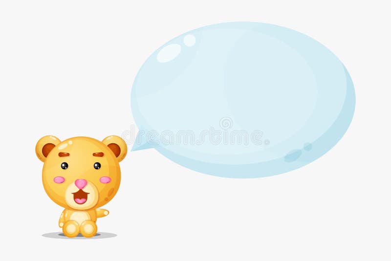 Set of cute bear mascots stock vector. Illustration of funny - 183902925