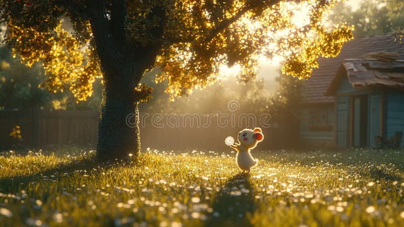 Cute Bear Cub Blowing Bubbles in Sunlit Garden Stock Photo - Image of wildlife, magical: 363427800